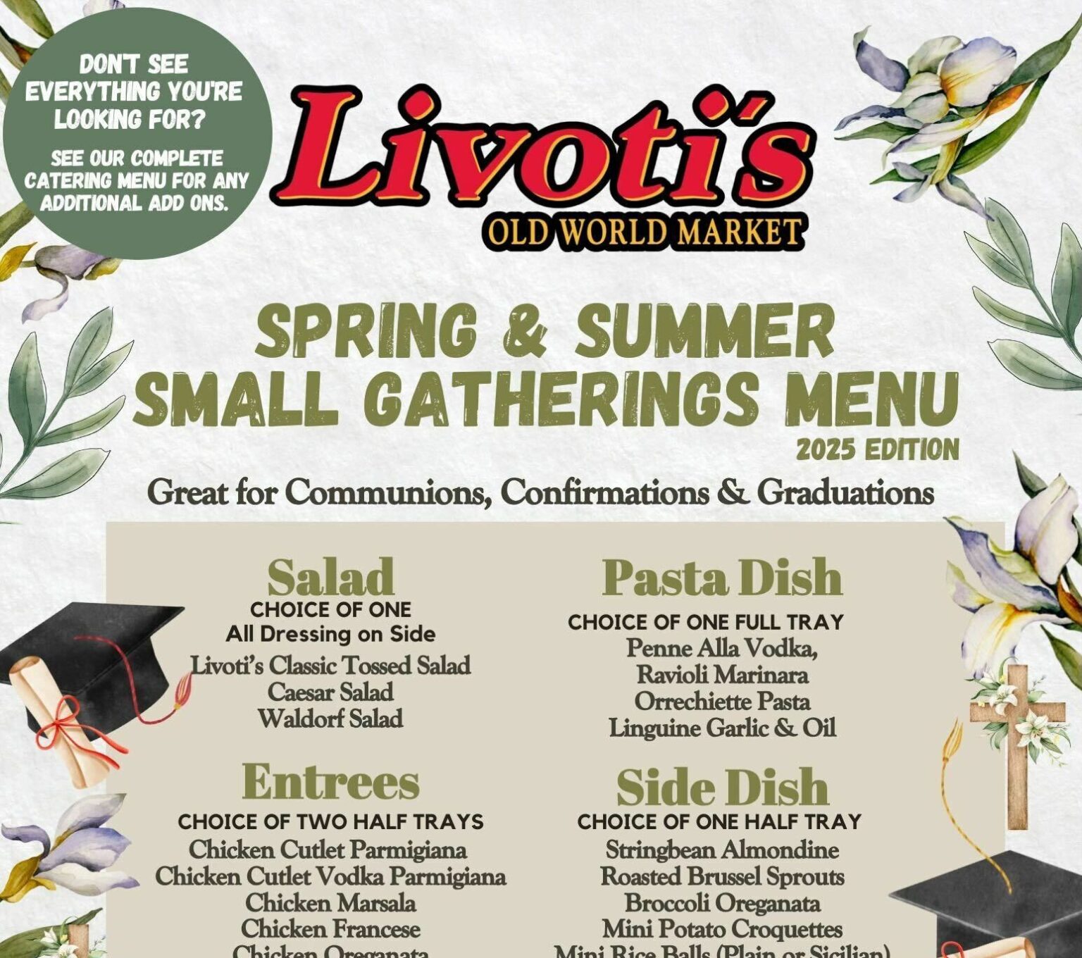 Gourmet Italian Catering – Livoti's Old World Market