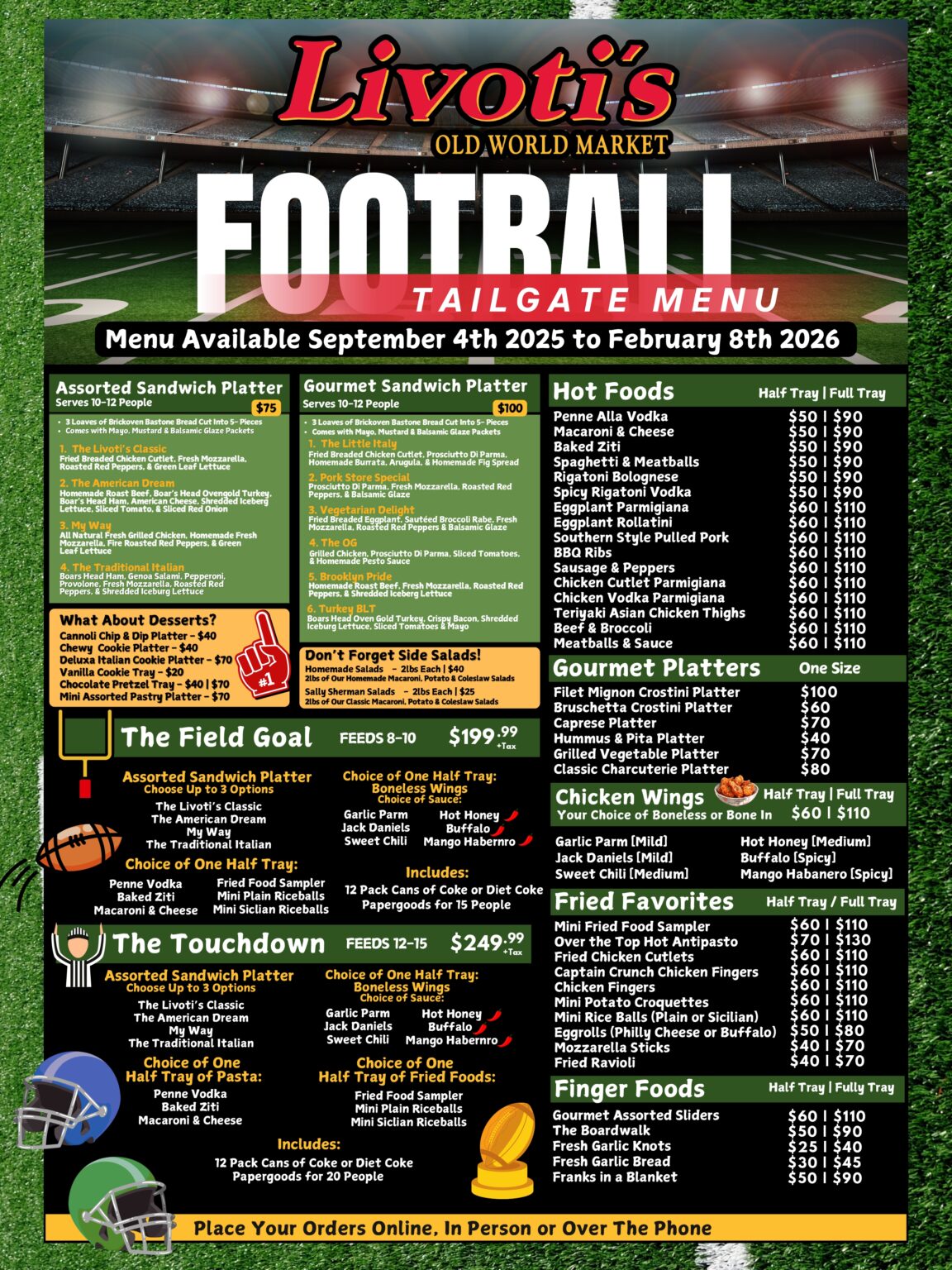 Gourmet Italian Catering in NJ | Livoti’s Old World Market